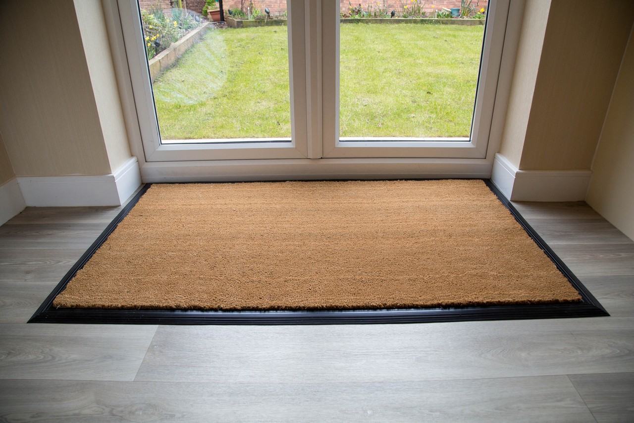 BEST Natural Entrance Coir Mat with Rubber Edging Multiple Sizes UK ...