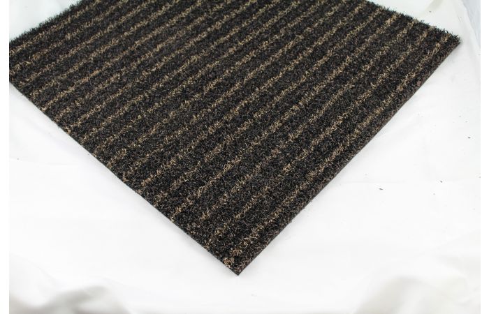 Brown/Black Stripe Outdoor Matting