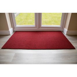 Commercial Brush Entrance Mat Red 90cm x 60cm