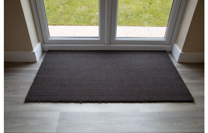 Grey Coir Entrance Door Mat Various Sizes