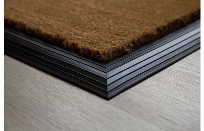 Natural Coir Entrance Mat With Rubber Edge Various Sizes