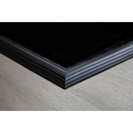 Black Coir Mat With Rubber Edge Various Sizes